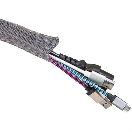 Axessline Cable Cover - Ø 25 mm, plaited self closing cable sock