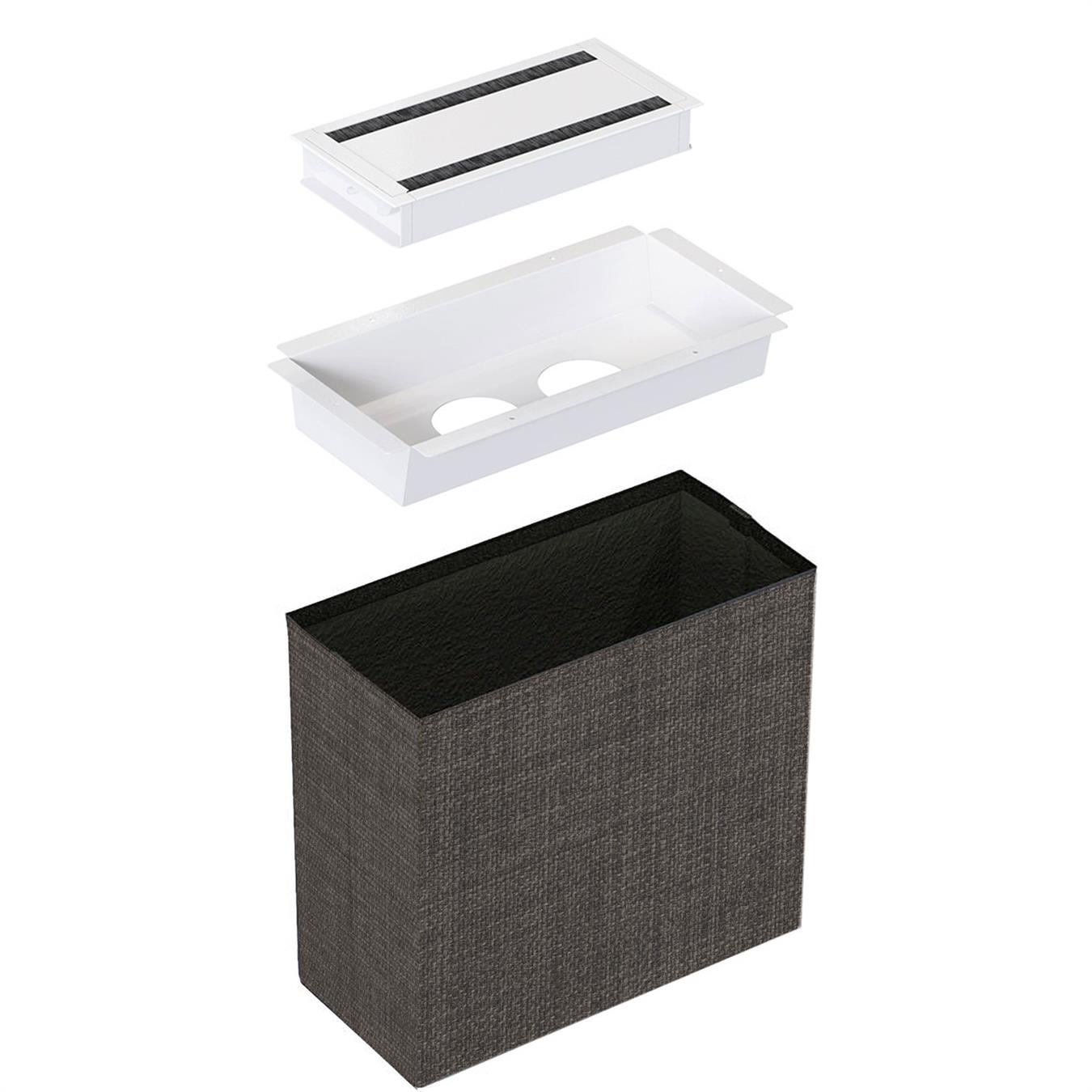 Powerdot Conference Flex 01 - Adaptable kit for 2 Powerdots, small, wh