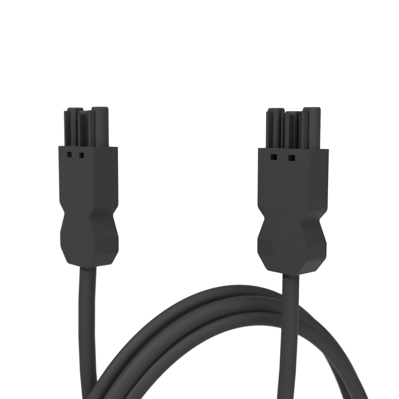 Axessline Extension Cord - 2 3PC, 3.0 m, black
